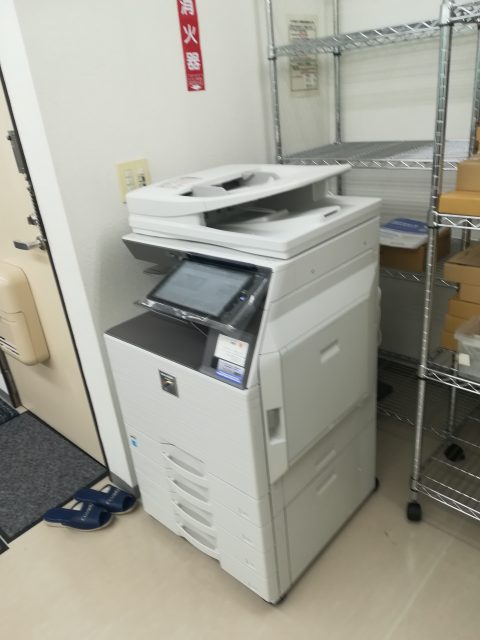 新規事務所立ち上げに伴いカラー複合機導入 SHARP MX-3161 | syshan株式会社